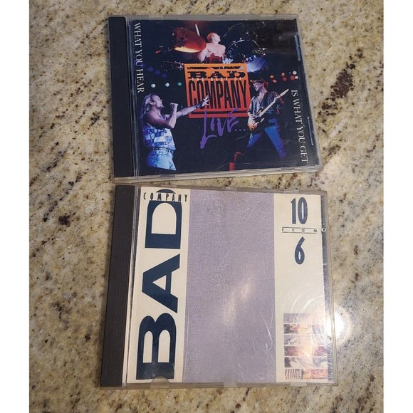 Bad Company | Media | Bad Company Cd Lot Of 2 From 6 Live What You Hear ...